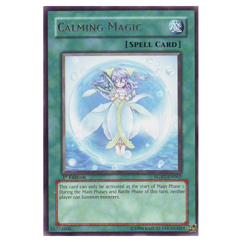 Yu-Gi-Oh! - Raging Battle - Calming Magic (Rare) RGBT-EN062