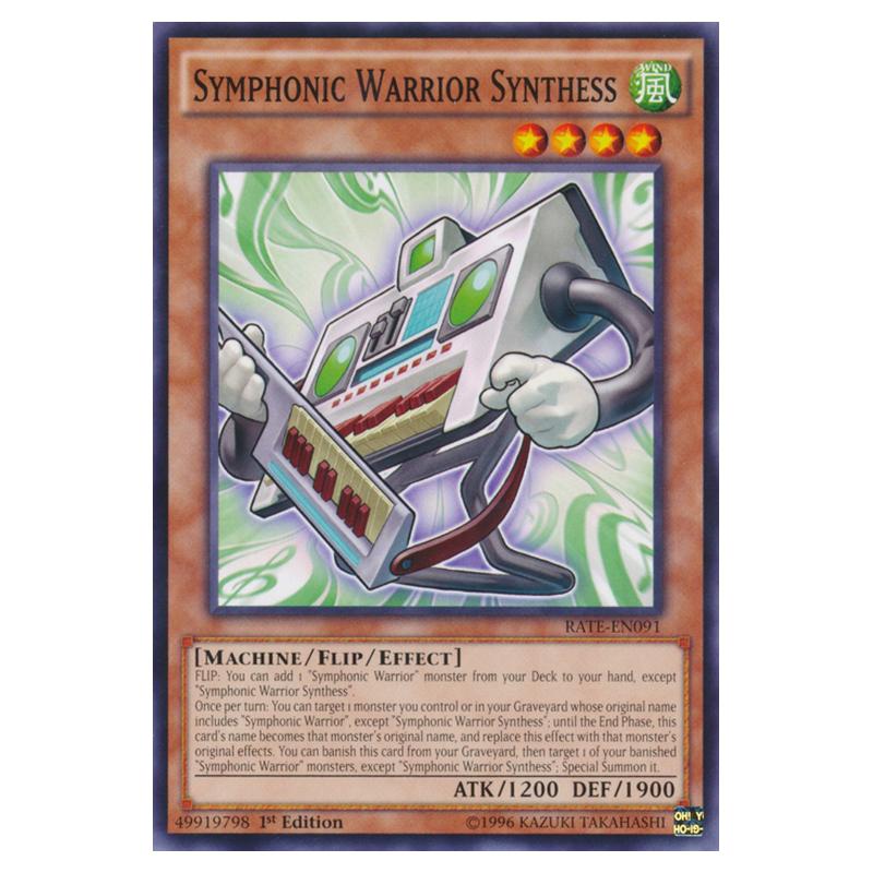 Yu-Gi-Oh! - Raging Tempest - Symphonic Warrior Synthess (Common) RATE-