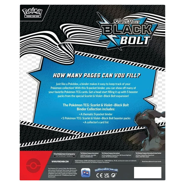 Pokemon - Scarlet & Violet - Black Bolt - Binder Collection