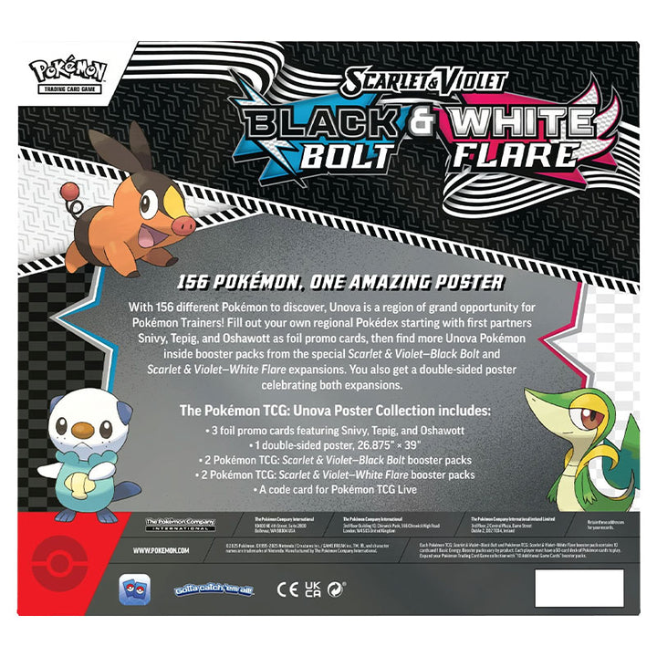 Pokemon - Scarlet & Violet - Black Bolt & White Flare - Unova Poster C