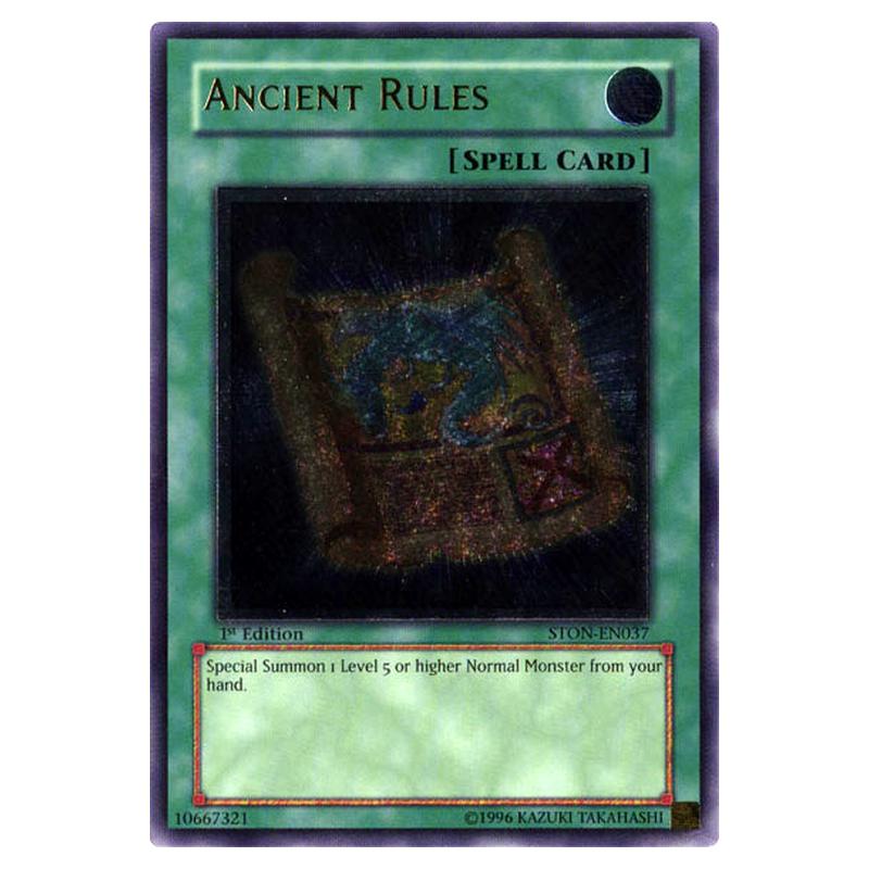 Yu-Gi-Oh! - Strike of Neos - Ancient Rules (Ultimate Rare) STON-EN037