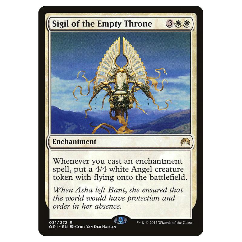 Magic The Gathering - Magic Origins - Sigil Of The Empty Throne - 31/2
