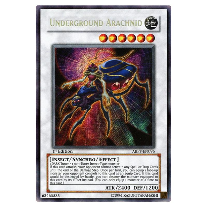 Yu-Gi-Oh! - Absolute Powerforce - Underground Arachnid (Secret Rare) A