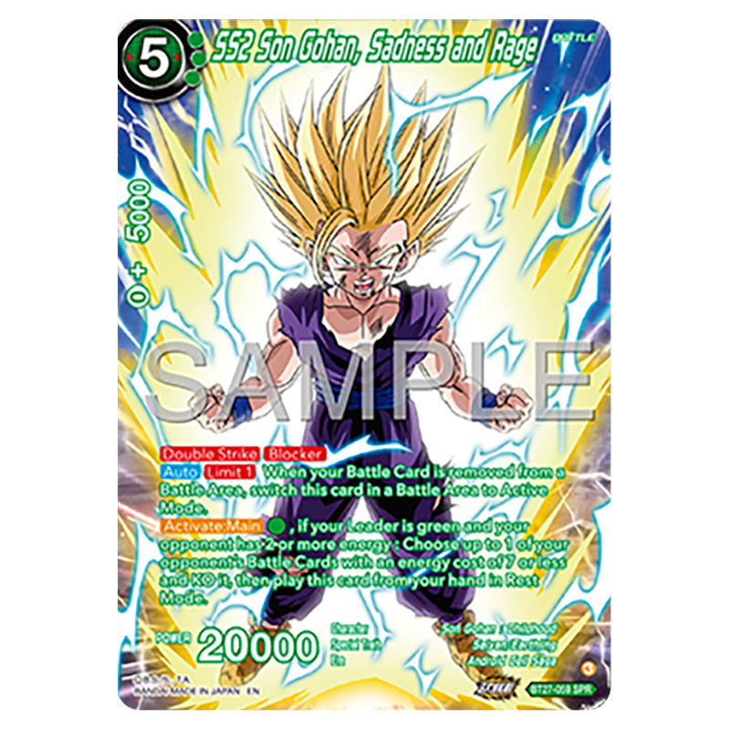 Dragon Ball Super - B27 - History of Z - SS2 Son Gohan, Sadness and Ra