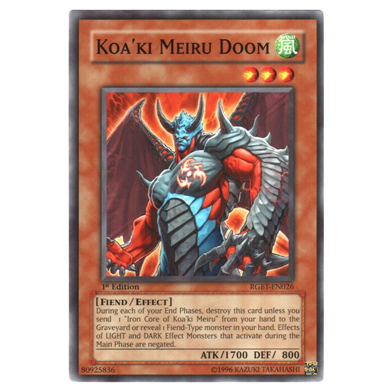 Yu-Gi-Oh! - Raging Battle - Koa'ki Meiru Doom (Common) RGBT-EN026