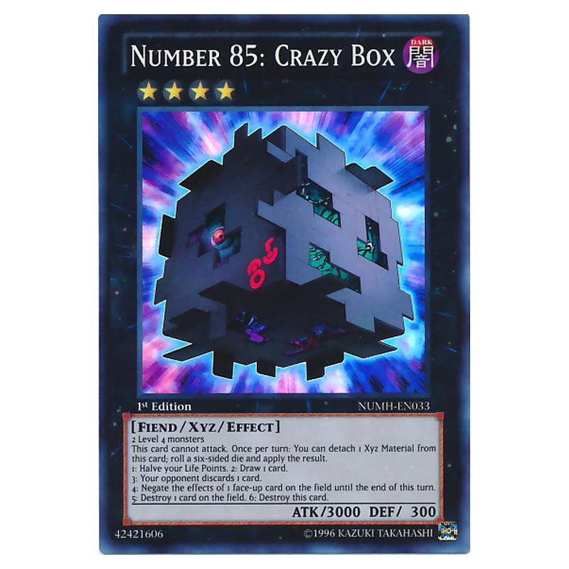 Yu-Gi-Oh! - Number Hunters - Number 85: Crazy Box (Super Rare) NUMH-EN