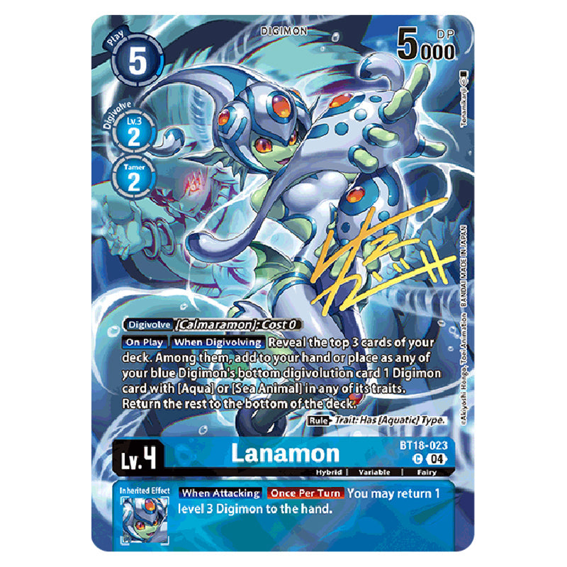 Digimon Card Game - World Convergence - Lanamon - (Alternate Art) - BT