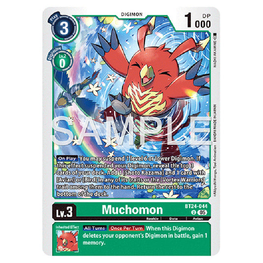 Digimon Card Game - BT-24: Time Stranger - Muchomon - (U) - BT24-044