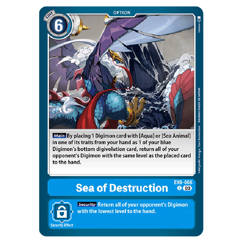 Digimon Card Game - EX-06: Theme Booster Infernal Ascension - Sea of D