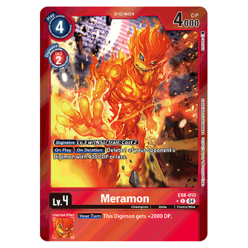 Digimon Card Game - EX08 - Chain of Liberation - Meramon - (C) - EX8-0