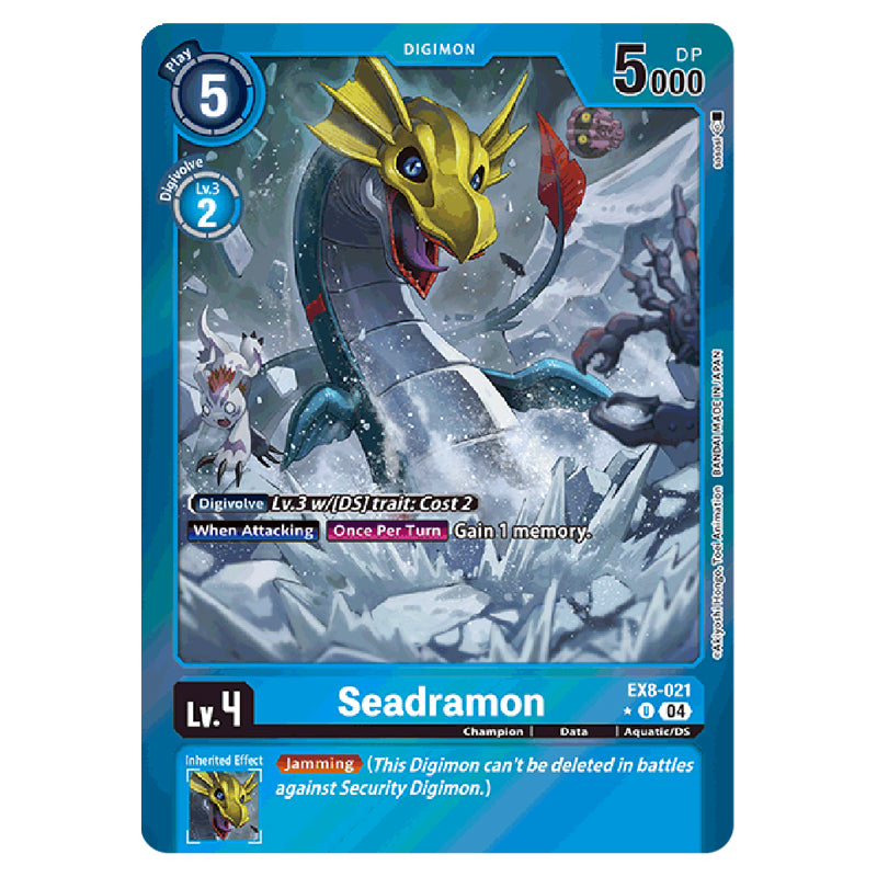 Digimon Card Game - EX08 - Chain of Liberation - Seadramon - (U) - EX8