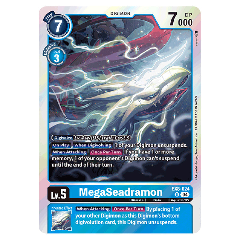 Digimon Card Game - EX08 - Chain of Liberation - MegaSeadramon - (R)