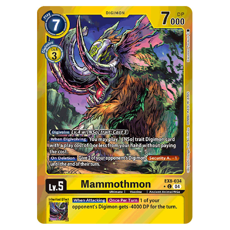 Digimon Card Game - EX08 - Chain of Liberation - Mammothmon - (C) - EX