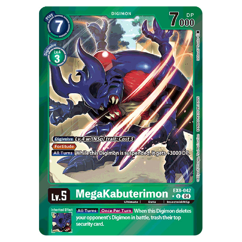 Digimon Card Game - EX08 - Chain of Liberation - MegaKabuterimon - (U)