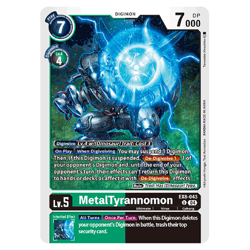 Digimon Card Game - EX08 - Chain of Liberation - MetalTyrannomon - (U)