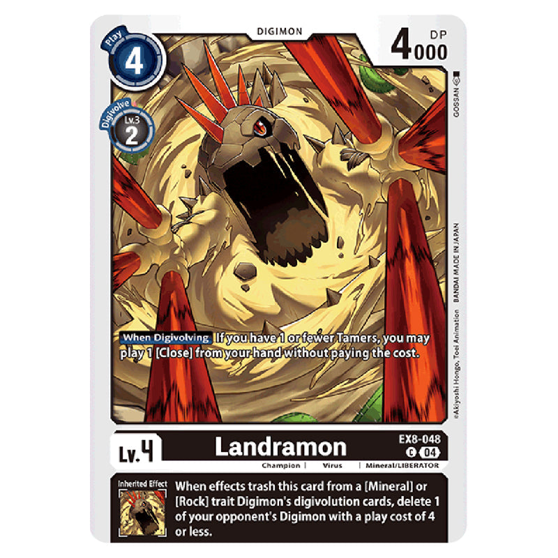 Digimon Card Game - EX08 - Chain of Liberation - Landramon - (C) - EX8
