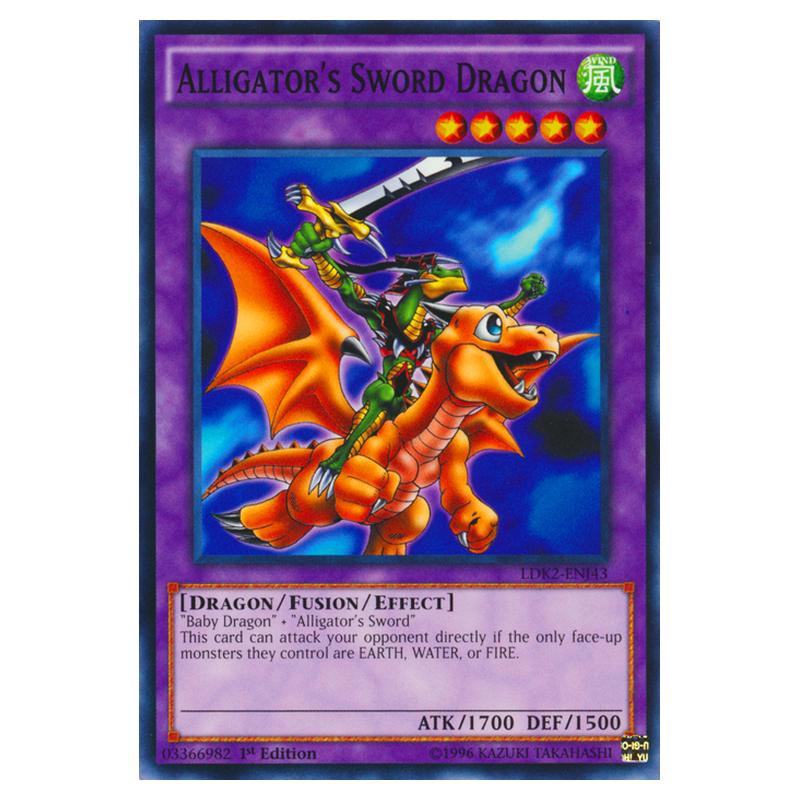 Yu-Gi-Oh! - Legendary Decks II - Alligator's Sword Dragon (Common) LDK
