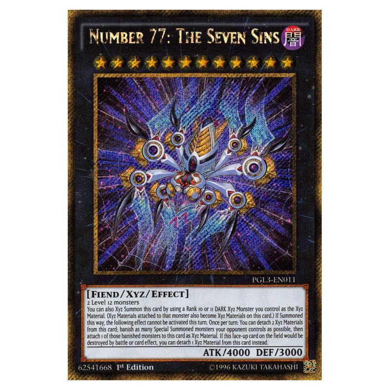 Yu-Gi-Oh! - Premium Gold - Infinite Gold - Number 77: The Seven Sins
