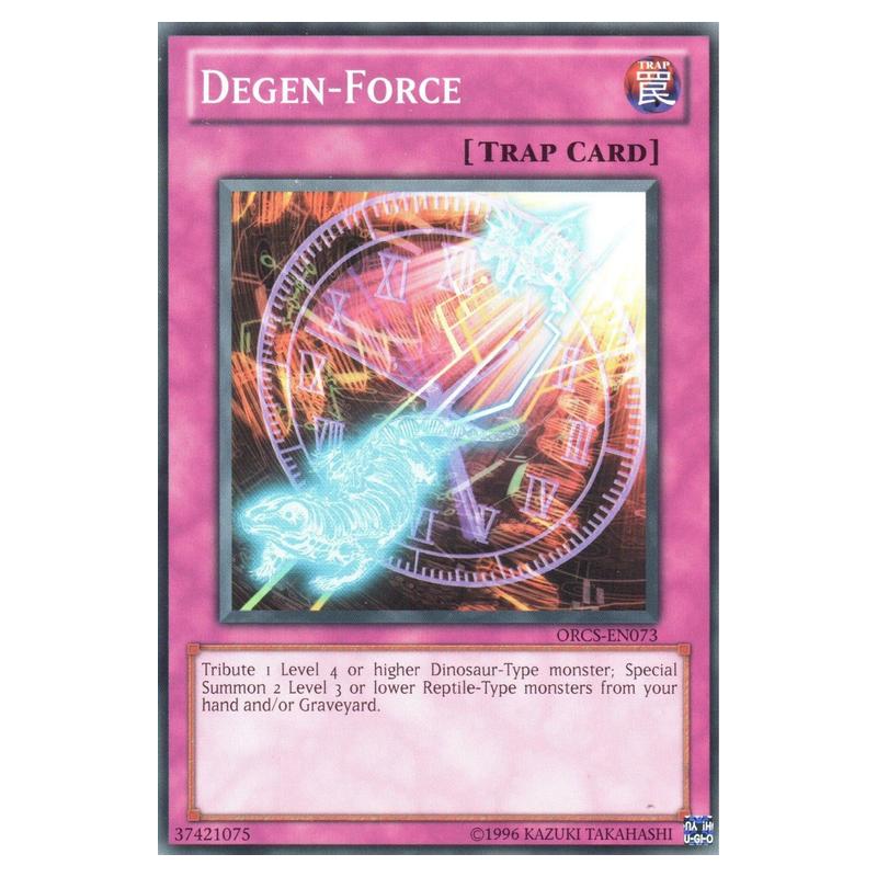 Yu-Gi-Oh! - Order of Chaos - Degen-Force (Common) ORCS-EN073