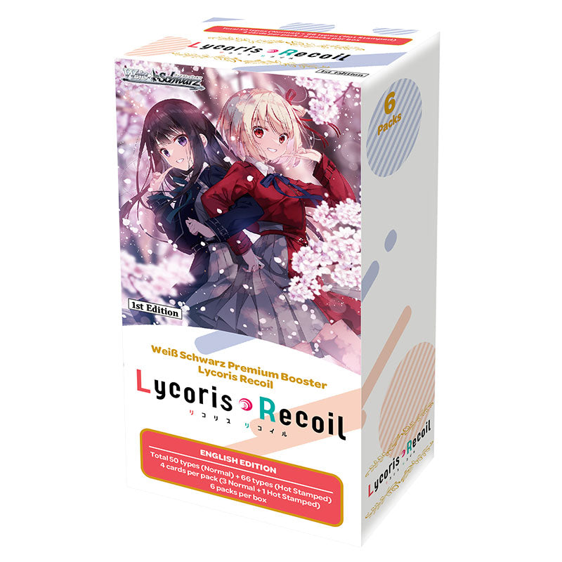 Weiss Schwarz - Lycoris Recoil - Premium Booster Box (6 Packs)
