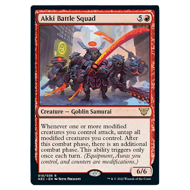 Magic The Gathering - Kamigawa - Neon Dynasty - Commander - Akki Battl
