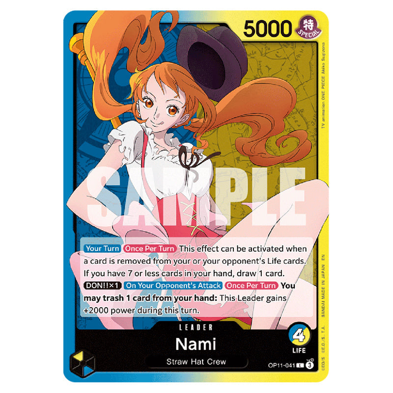 One Piece - A Fist of Divine Speed - Nami (Leader) - OP11-041