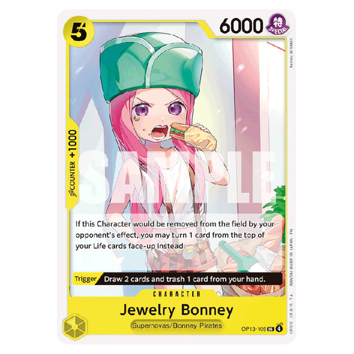 One Piece - Carrying on his Will - Jewelry Bonney (Uncommon) - OP13-10