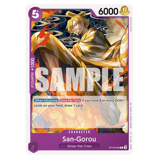 One Piece - Premium Booster 02 - San-Gorou (Common) - ST18-003