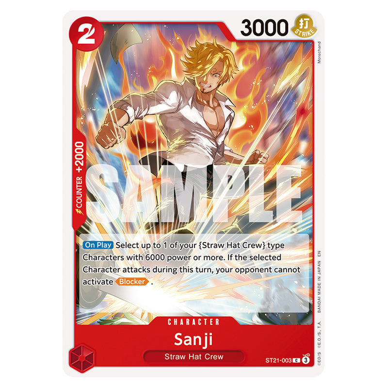 One Piece - Premium Booster 02 - Sanji (Common) - ST21-003b