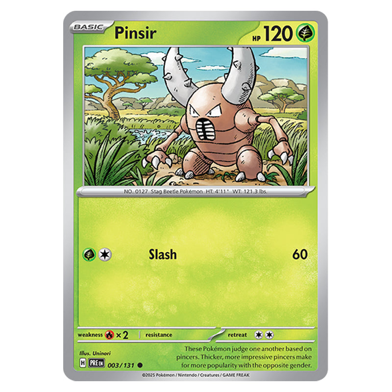 Pokemon - Scarlet & Violet - Prismatic Evolutions - Pinsir - 003/131