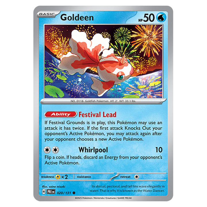 Pokemon - Scarlet & Violet - Prismatic Evolutions - Goldeen - 020/131