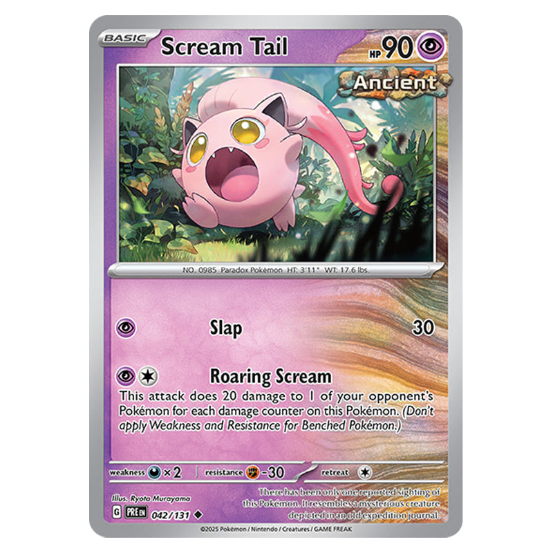 Pokemon - Scarlet & Violet - Prismatic Evolutions - Scream Tail - 042/
