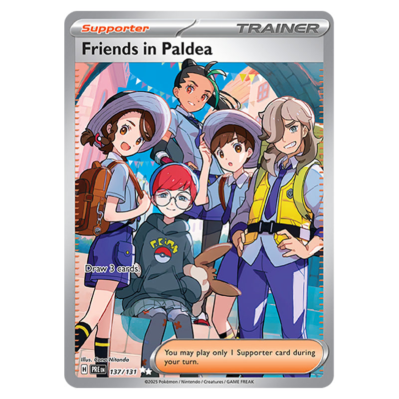 Pokemon - Scarlet & Violet - Prismatic Evolutions - Friends in Paldea
