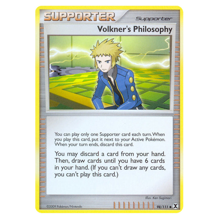 Pokemon - Platinum - Rising Rivals - Volkner's Philosophy - 98/111
