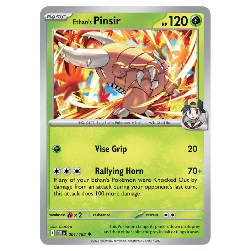 Pokemon - Scarlet & Violet - Destined Rivals - Ethan's Pinsir - 001/18