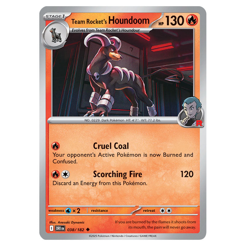 Pokemon - Scarlet & Violet - Destined Rivals - Team Rocket's Houndoom