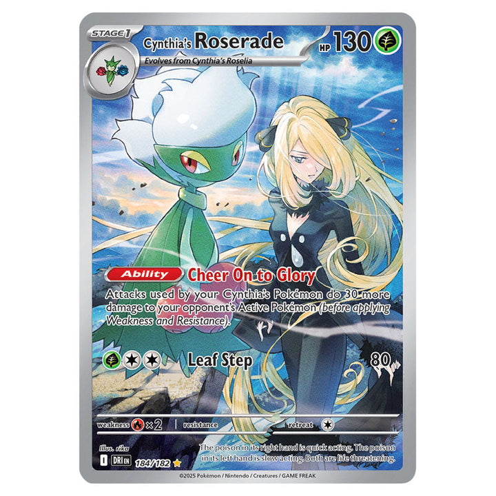 Pokemon - Scarlet & Violet - Destined Rivals - Cynthia's Roserade - 18