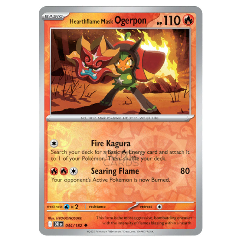 Pokemon - Scarlet & Violet - Destined Rivals - Hearthflame Mask Ogerpo