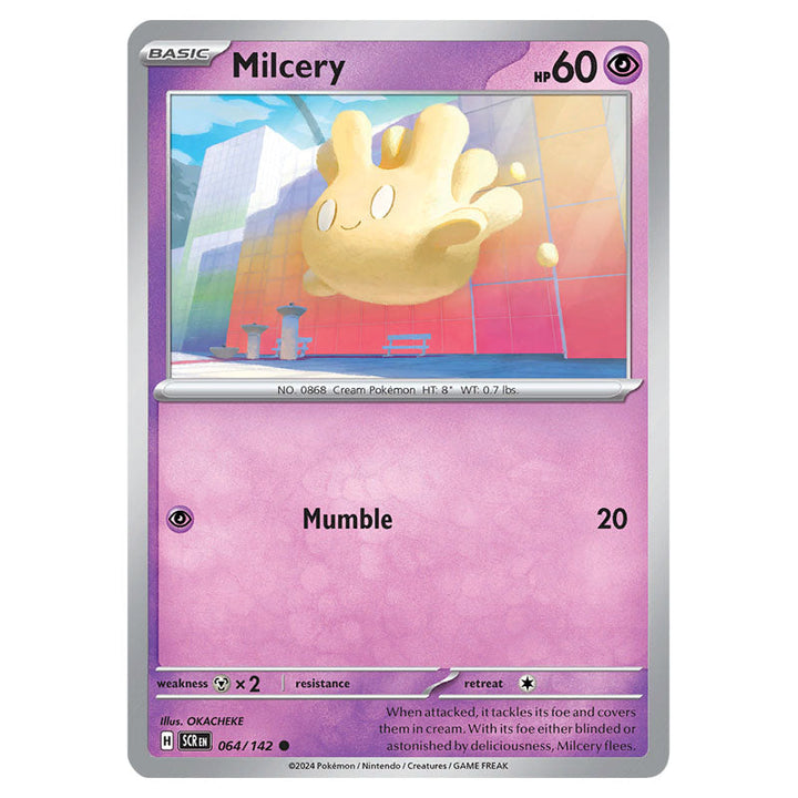 Pokemon - Scarlet & Violet - Stellar Crown - Milcery - 064/142