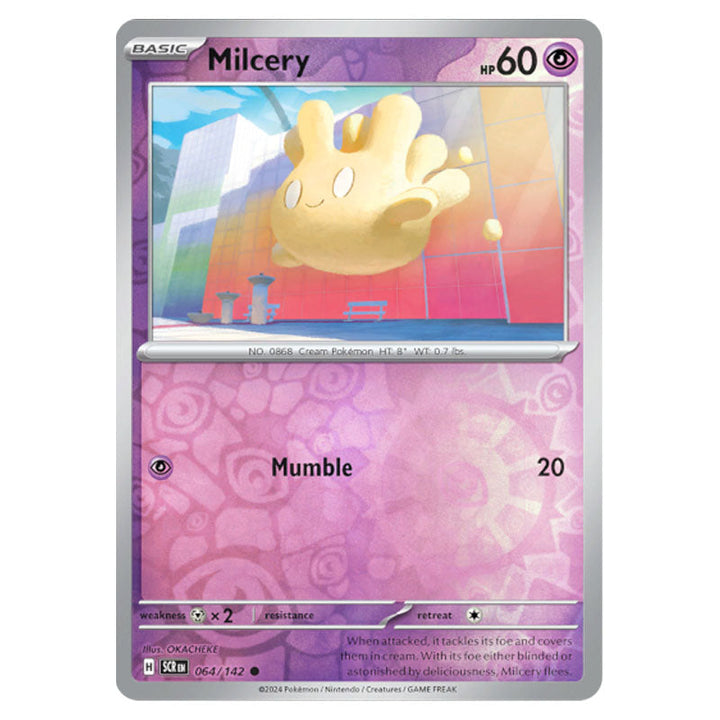 Pokemon - Scarlet & Violet - Stellar Crown - Milcery - 064/142 - (Reve