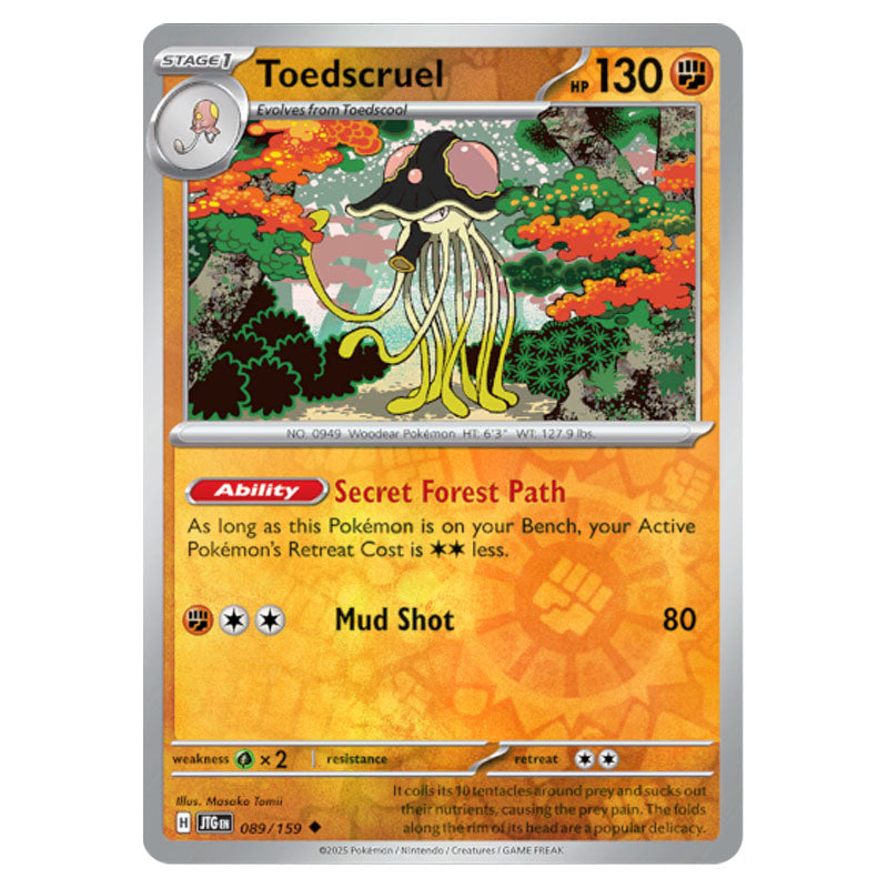 Pokemon - Scarlet & Violet - Journey Together - Toedscruel - 089/159