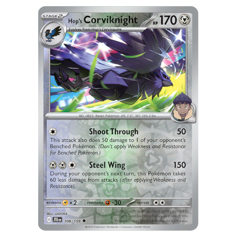 Pokemon - Scarlet & Violet - Journey Together - Hop's Corviknight - 10