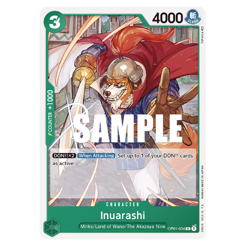 One Piece - Romance Dawn - Inuarashi (Common) - OP01-034