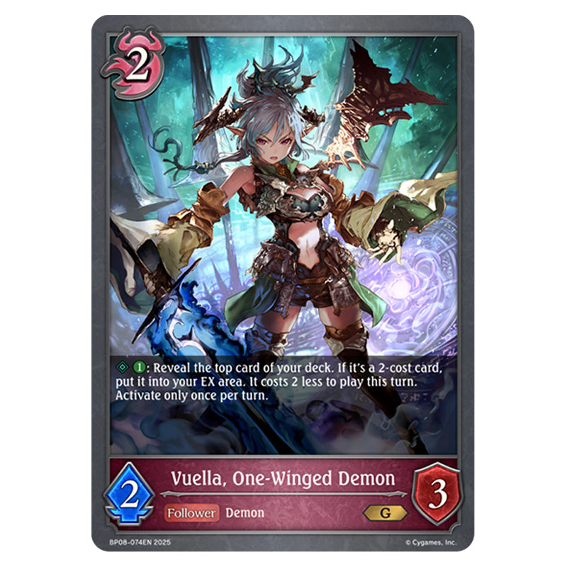 Shadowverse Evolve - Alterchaotica - Vuella, One-Winged Demon - BP08-0