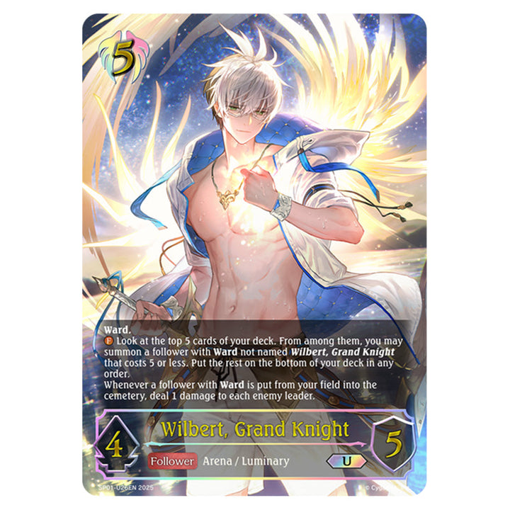 Shadowverse Evolve - Seaside Memories - Wilbert, Grand Knight - SP01-U